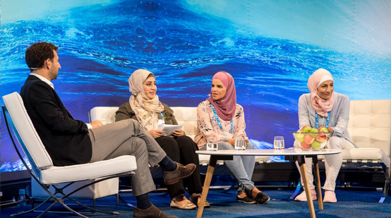 Live studio talk show