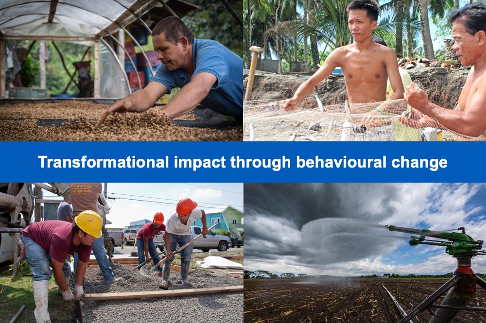 Transformational impact through behavioural change